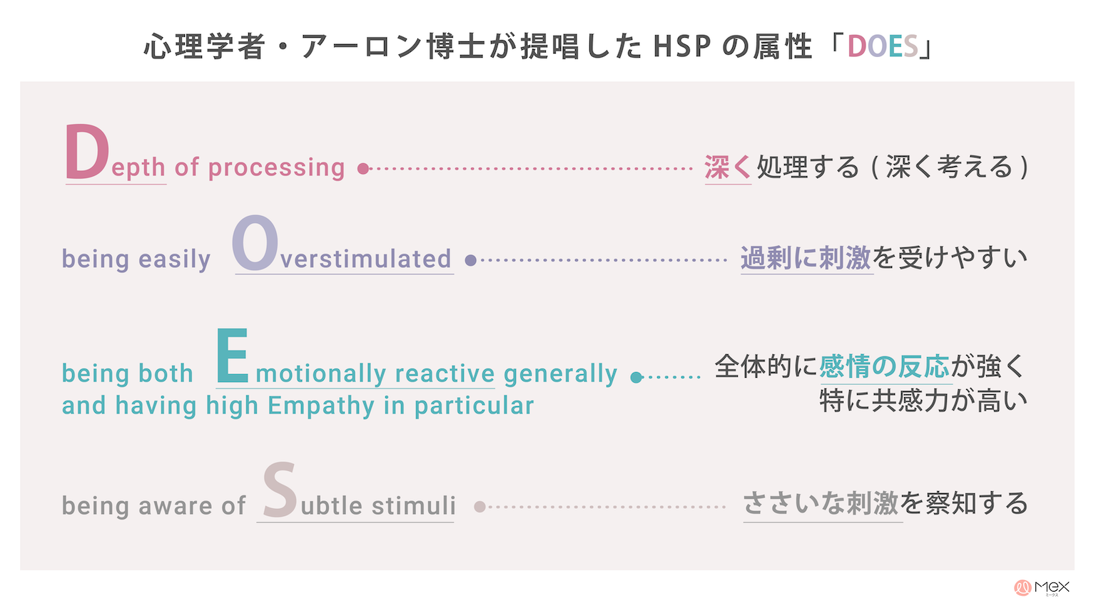 10代向け | HSP／HSCの4つの特性とは？視線や音、場の空気などに敏感… | Mex ミークス | よみもの